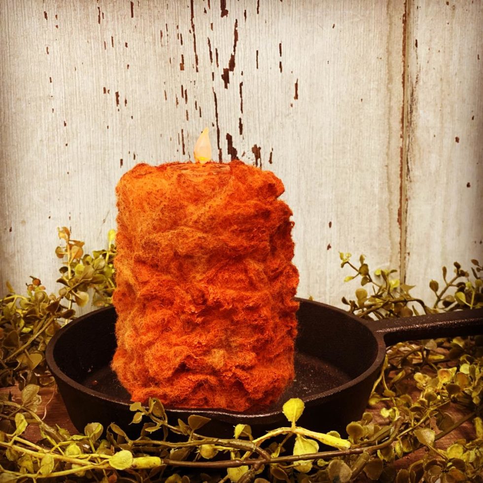 DIY Faux Primitive Candle - The Shabby Tree