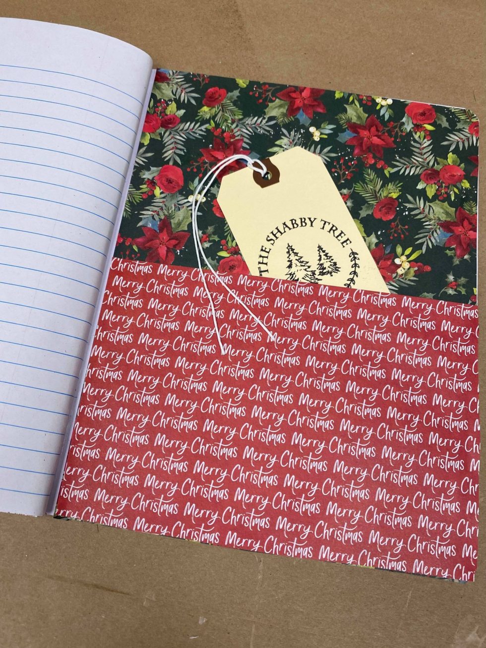 DIY Decorative Notebook - The Shabby Tree