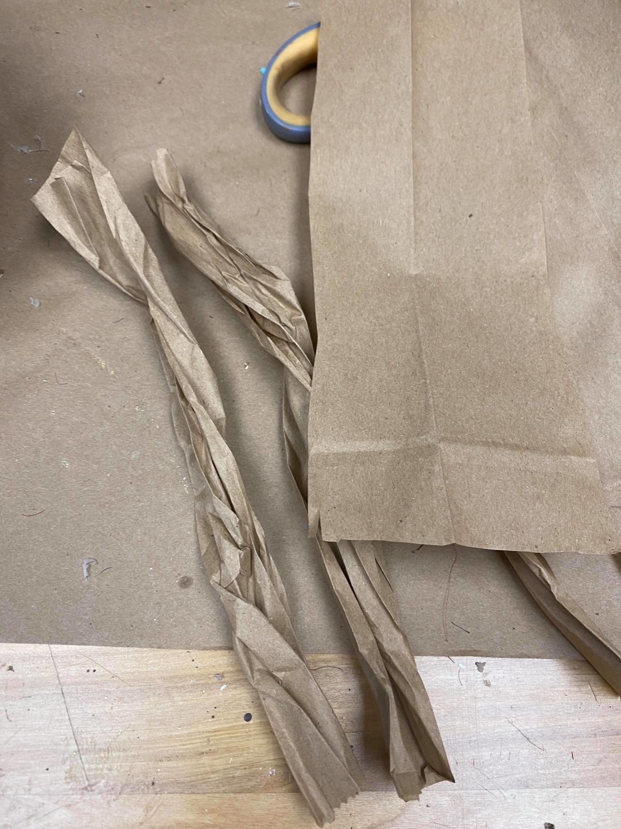 DIY Rag Strip Pumpkin - The Shabby Tree