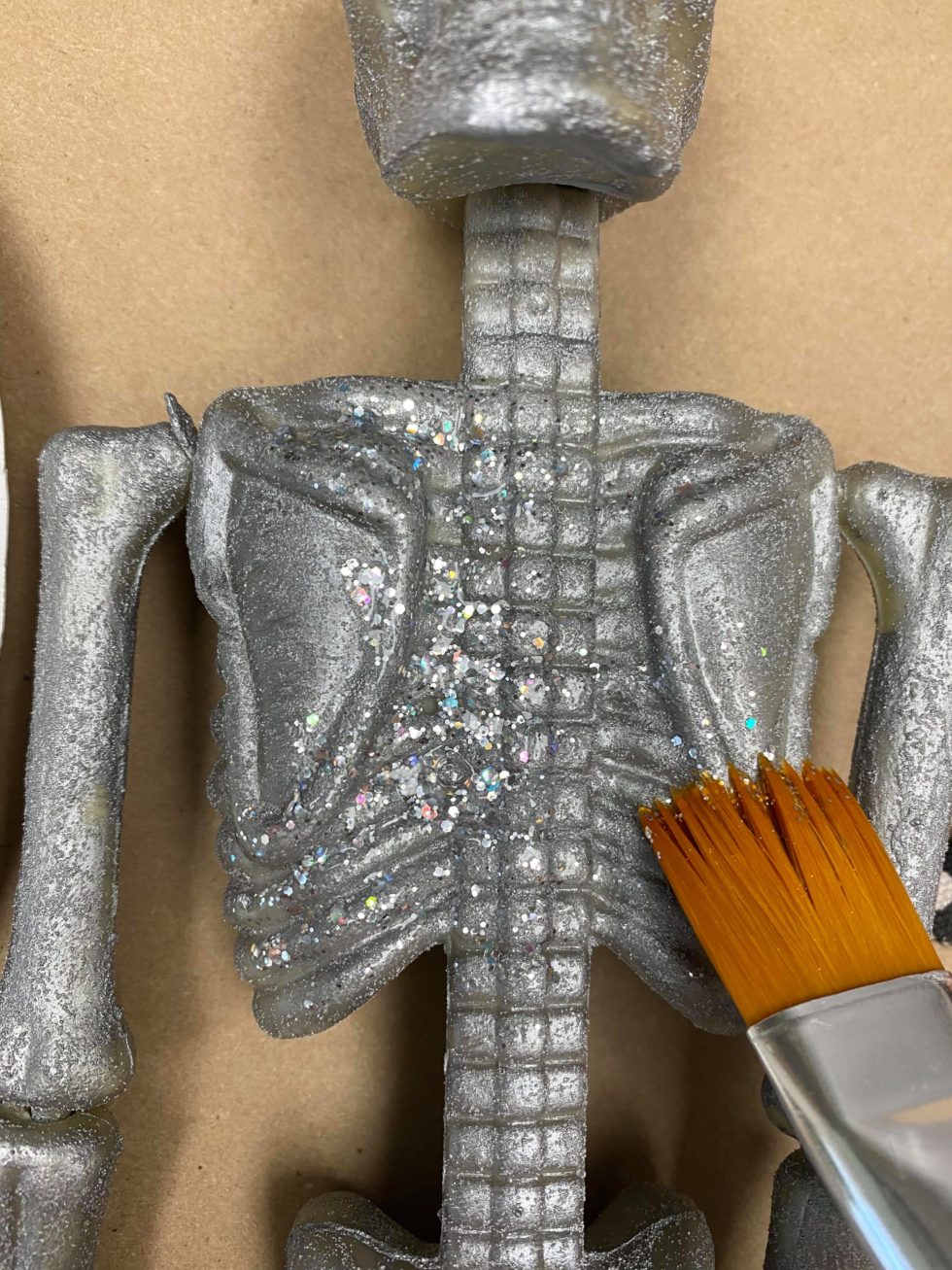 Dollar Tree Skeleton Makeover - The Shabby Tree