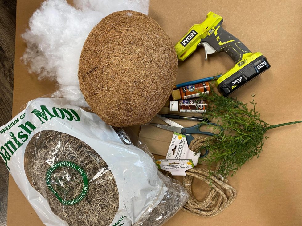 DIY Dollar Tree Coco Liner Pumpkin - The Shabby Tree