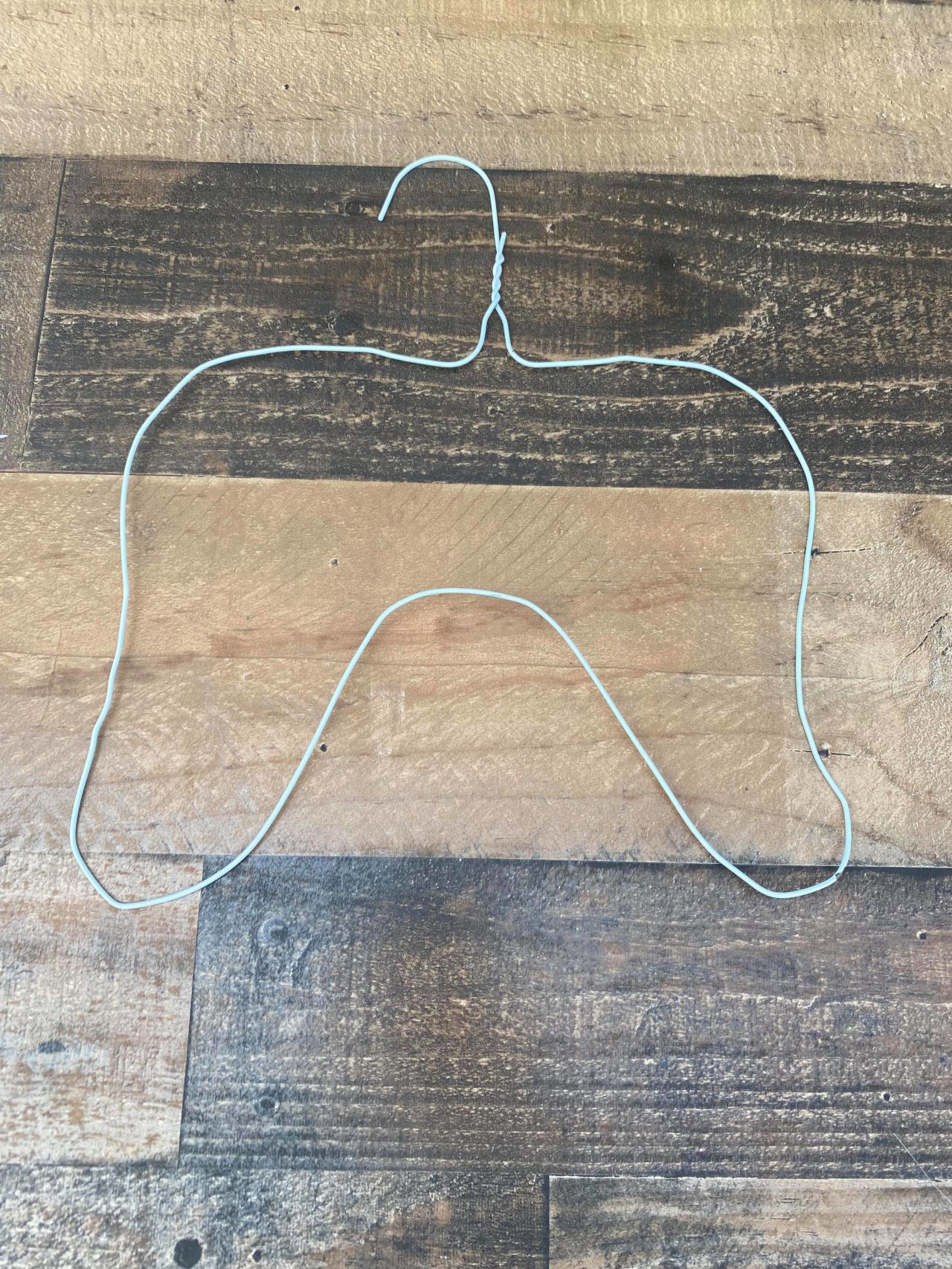 DIY Angel Wings Made From A Wire Hanger - The Shabby Tree