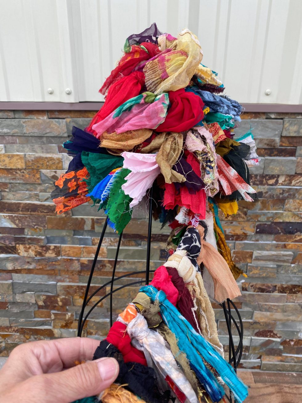 DIY Rag Tree - The Shabby Tree