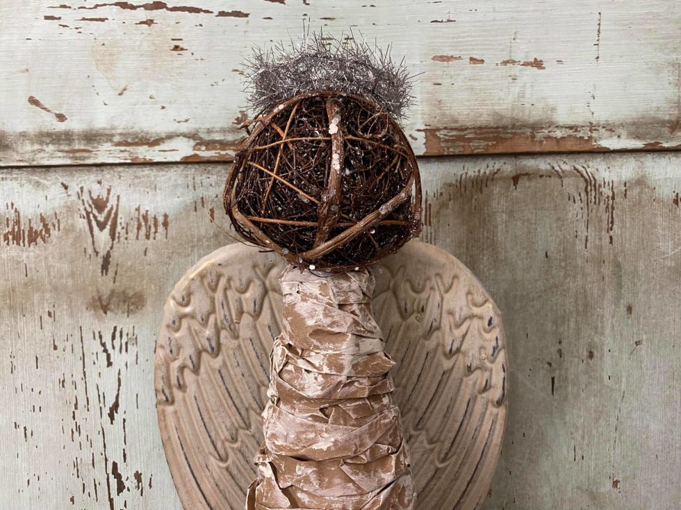 DIY Angel Tree Topper - The Shabby Tree