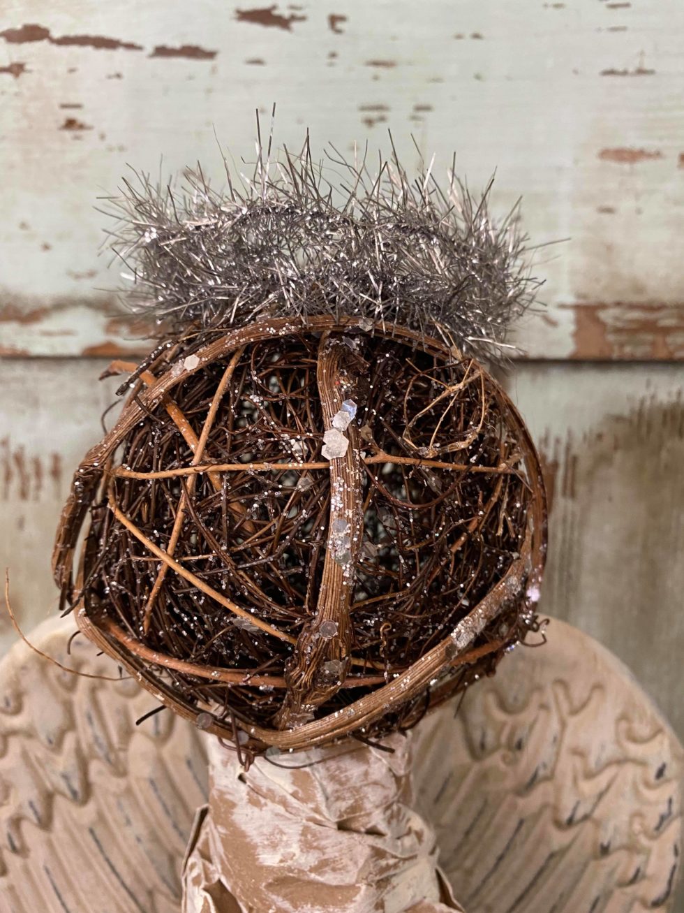 DIY Angel Tree Topper - The Shabby Tree