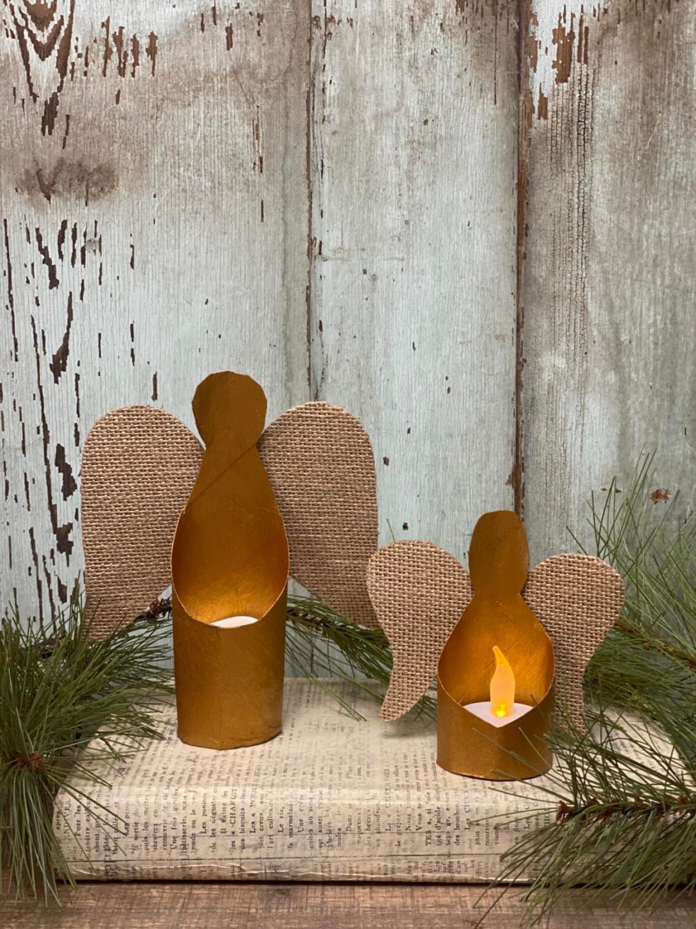 Paper Roll Angel - The Shabby Tree