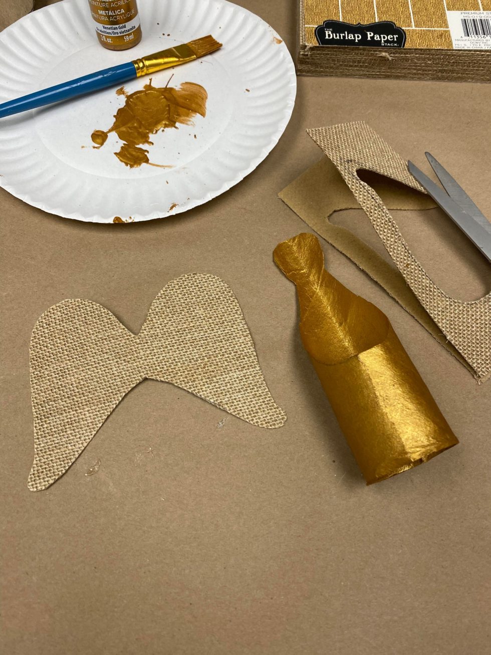 Paper Roll Angel - The Shabby Tree