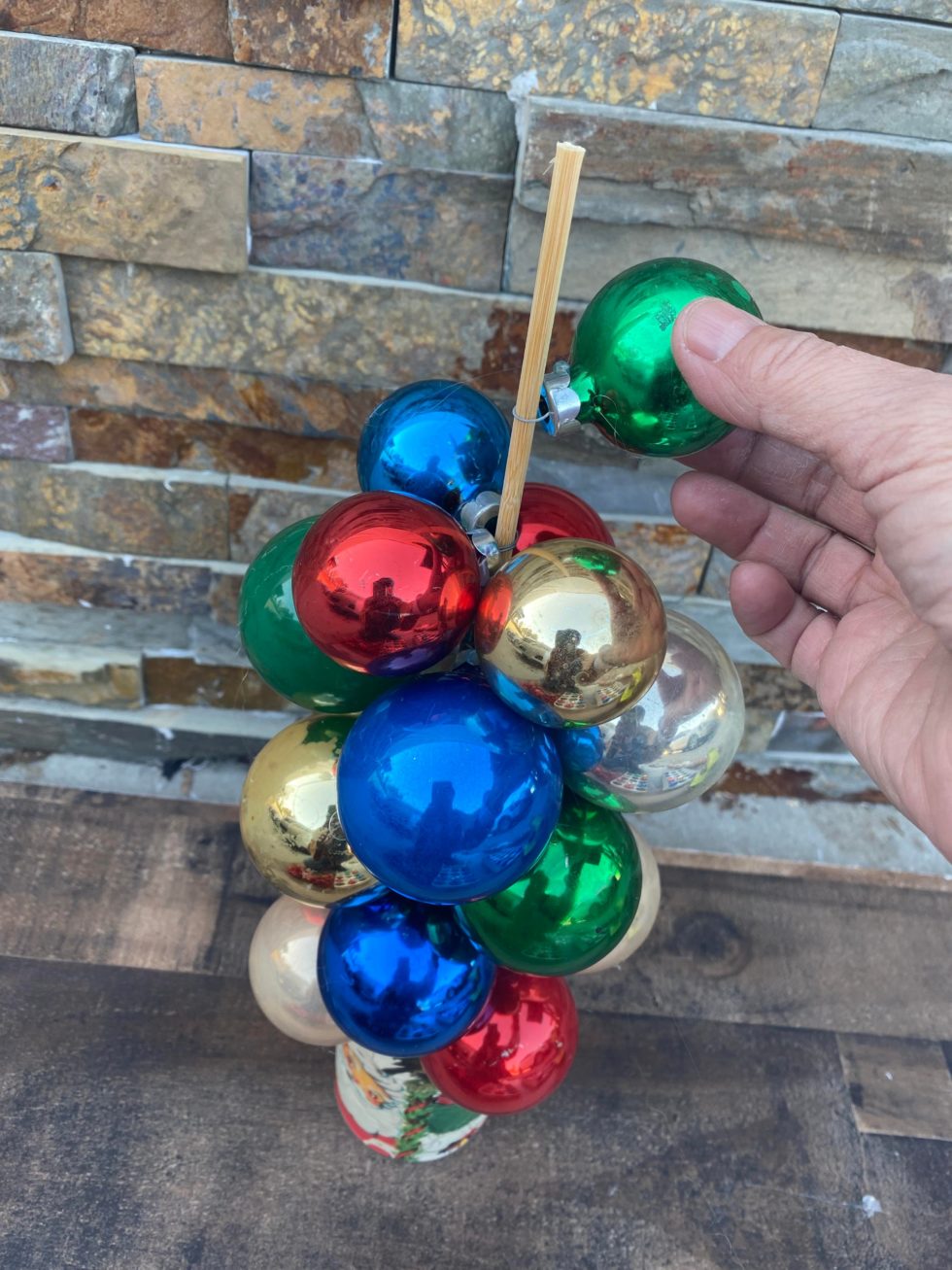 Vintage Ball Christmas Tree - The Shabby Tree