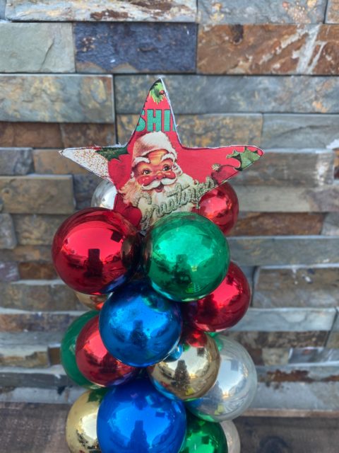Vintage Ball Christmas Tree - The Shabby Tree