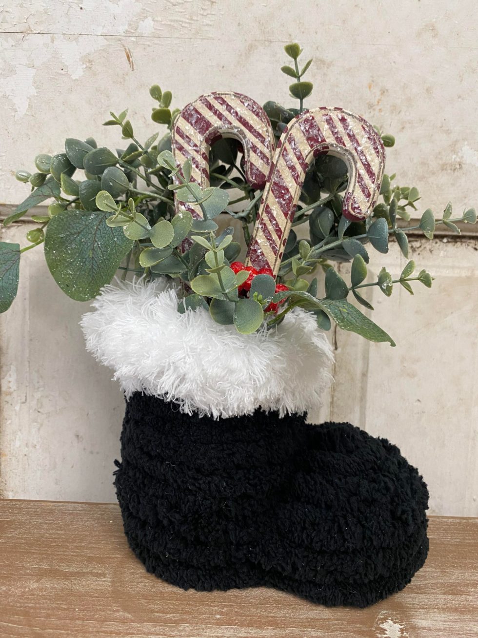 DIY Santa Boot - The Shabby Tree