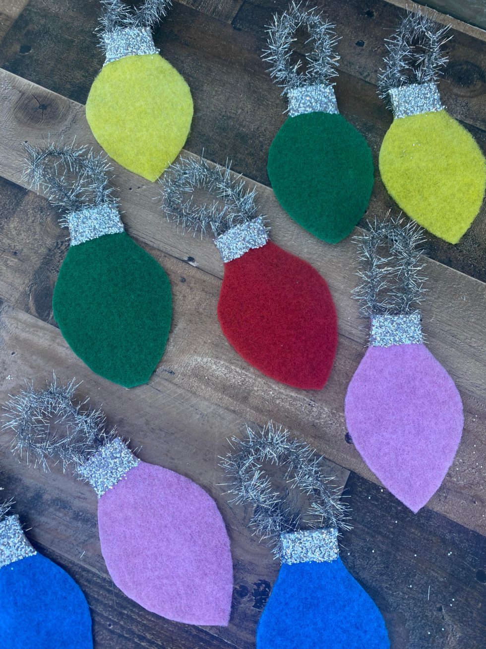 Christmas Bulb Craft - The Shabby Tree