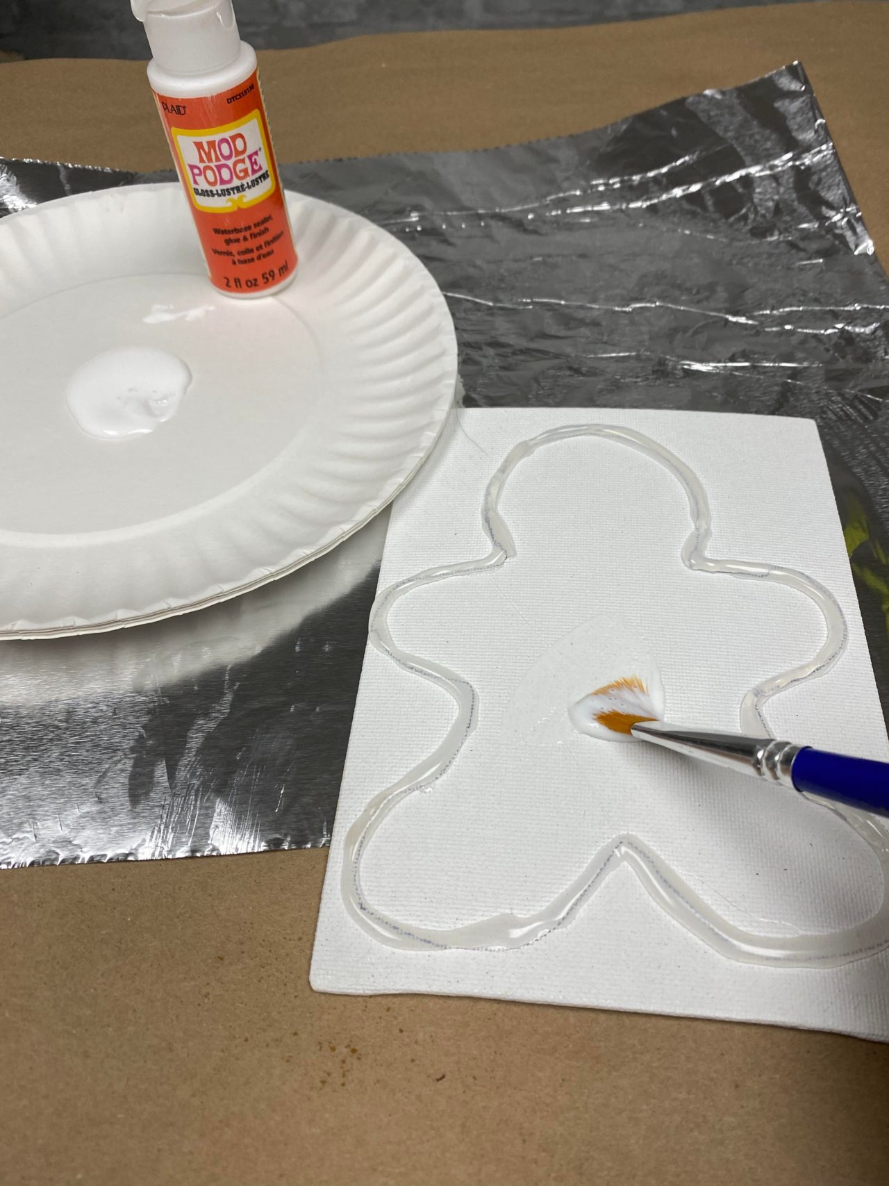 Aluminum Foil Craft - The Shabby Tree