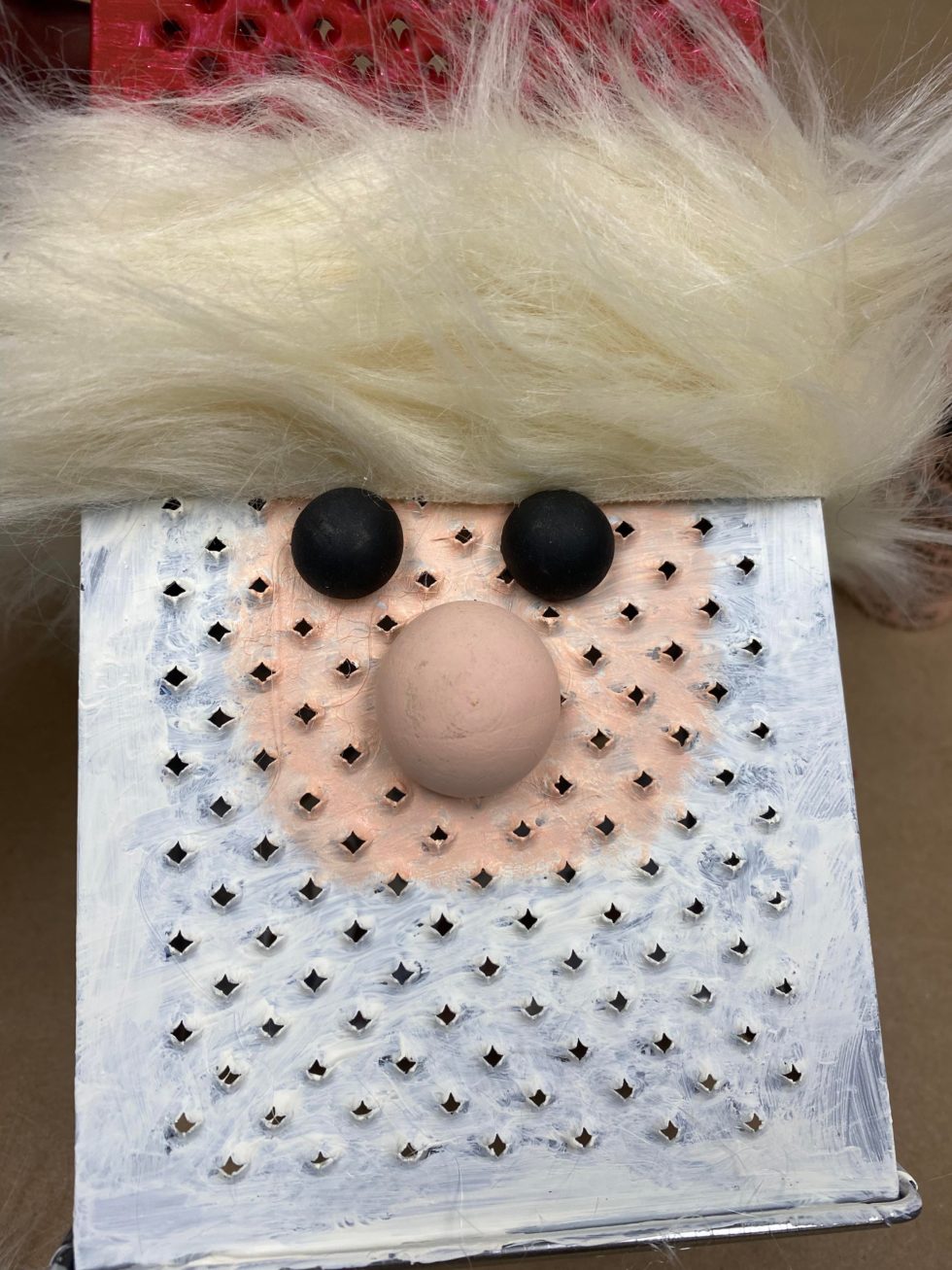 DIY Grater Santa - The Shabby Tree