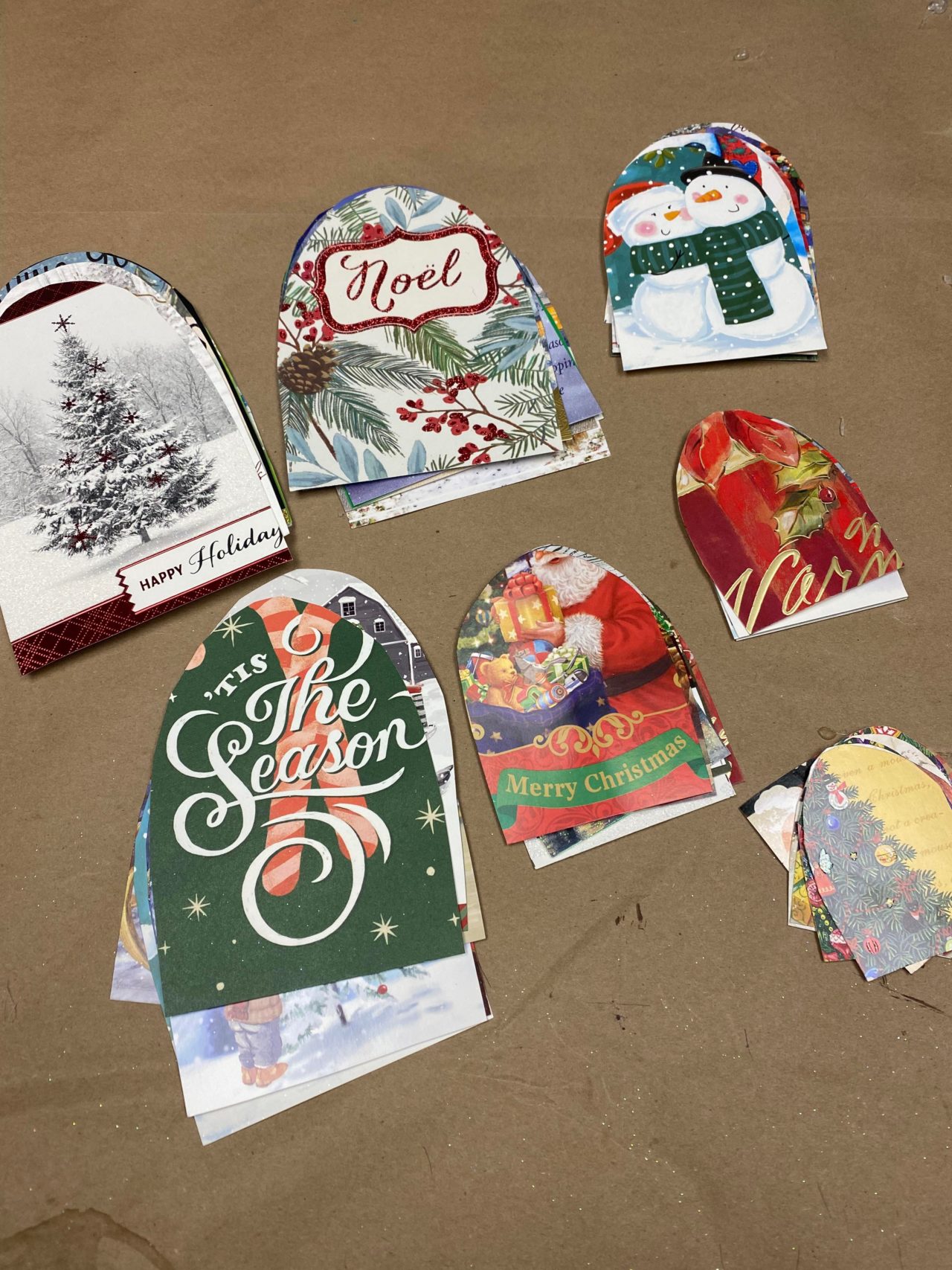 Christmas Card Tree Craft - The Shabby Tree