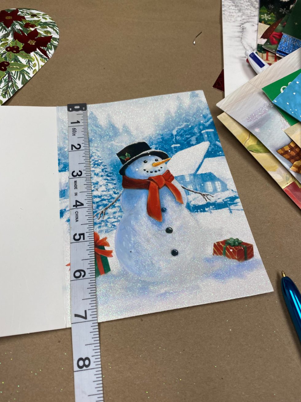 Christmas Card Tree Craft - The Shabby Tree