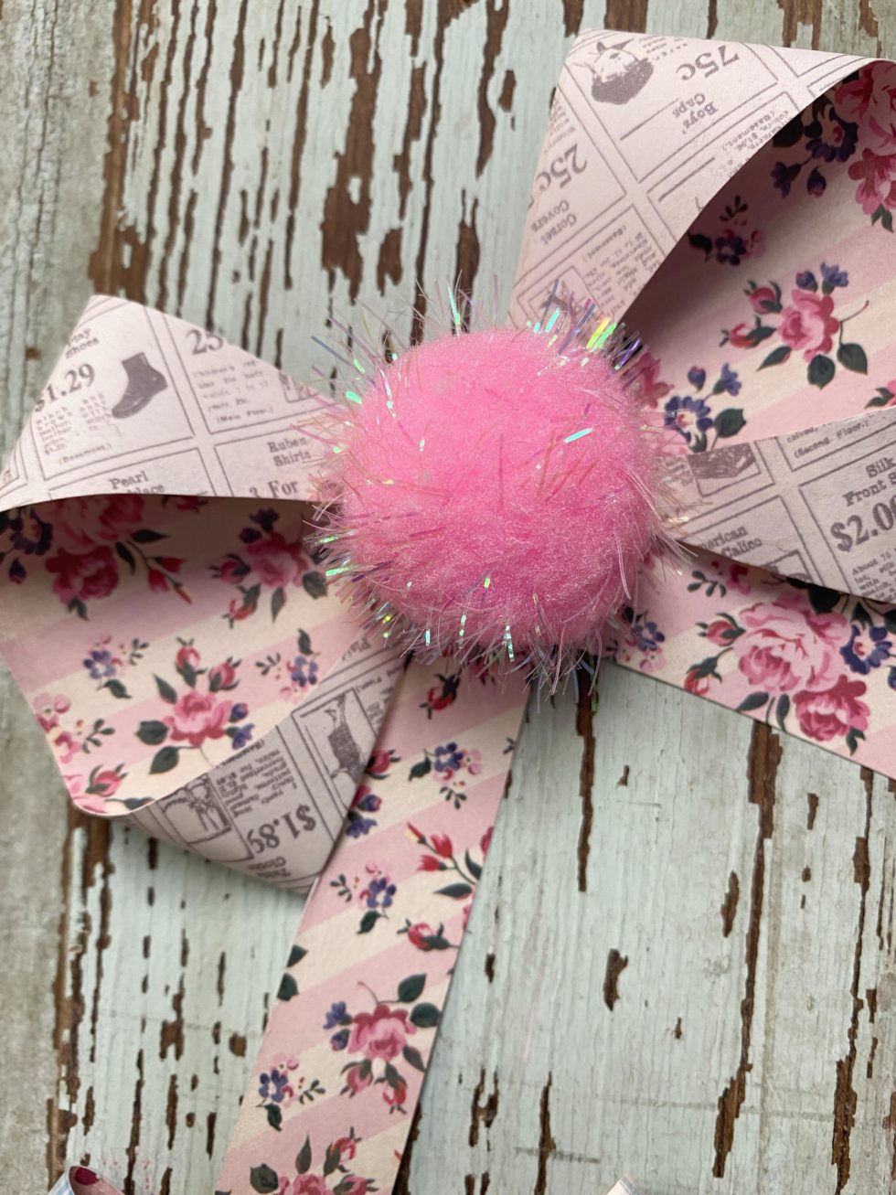 DIY Paper Bow - The Shabby Tree