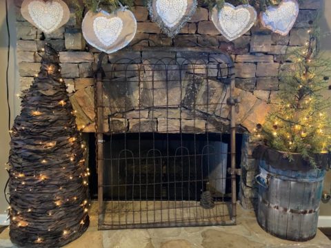 DIY Faux Grapevine Tree Using Brown Craft Paper - The Shabby Tree