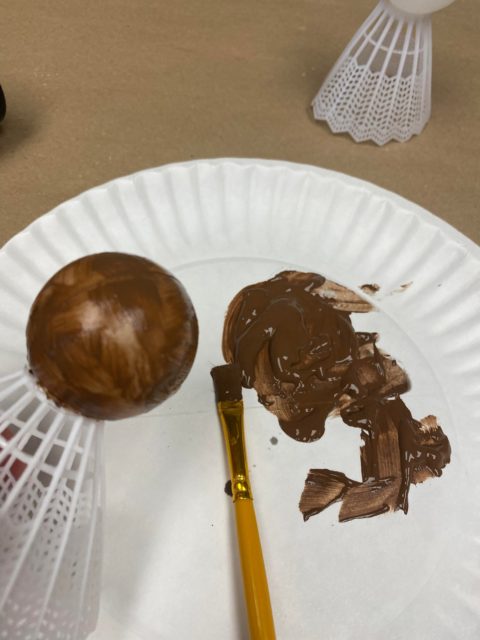 DIY Badminton Birdie Angel - The Shabby Tree