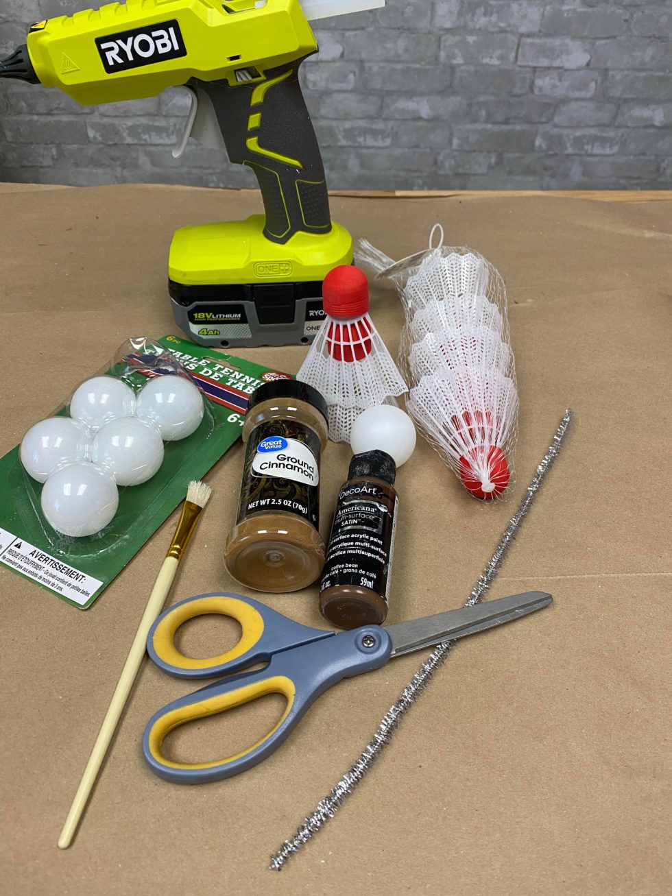 DIY Badminton Birdie Angel - The Shabby Tree