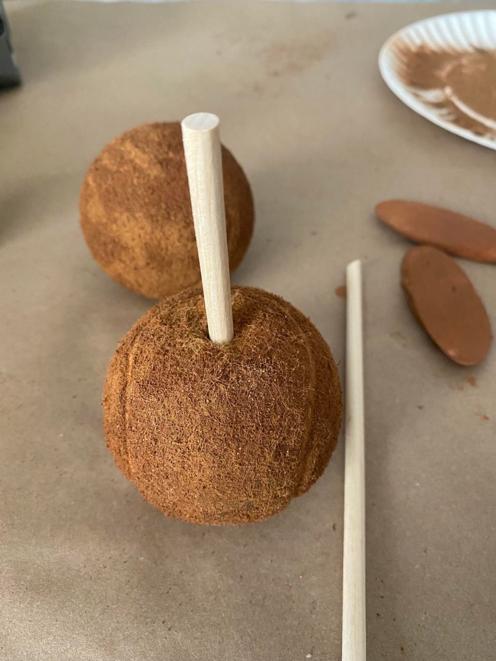 DIY Tennis Ball Bunny - The Shabby Tree