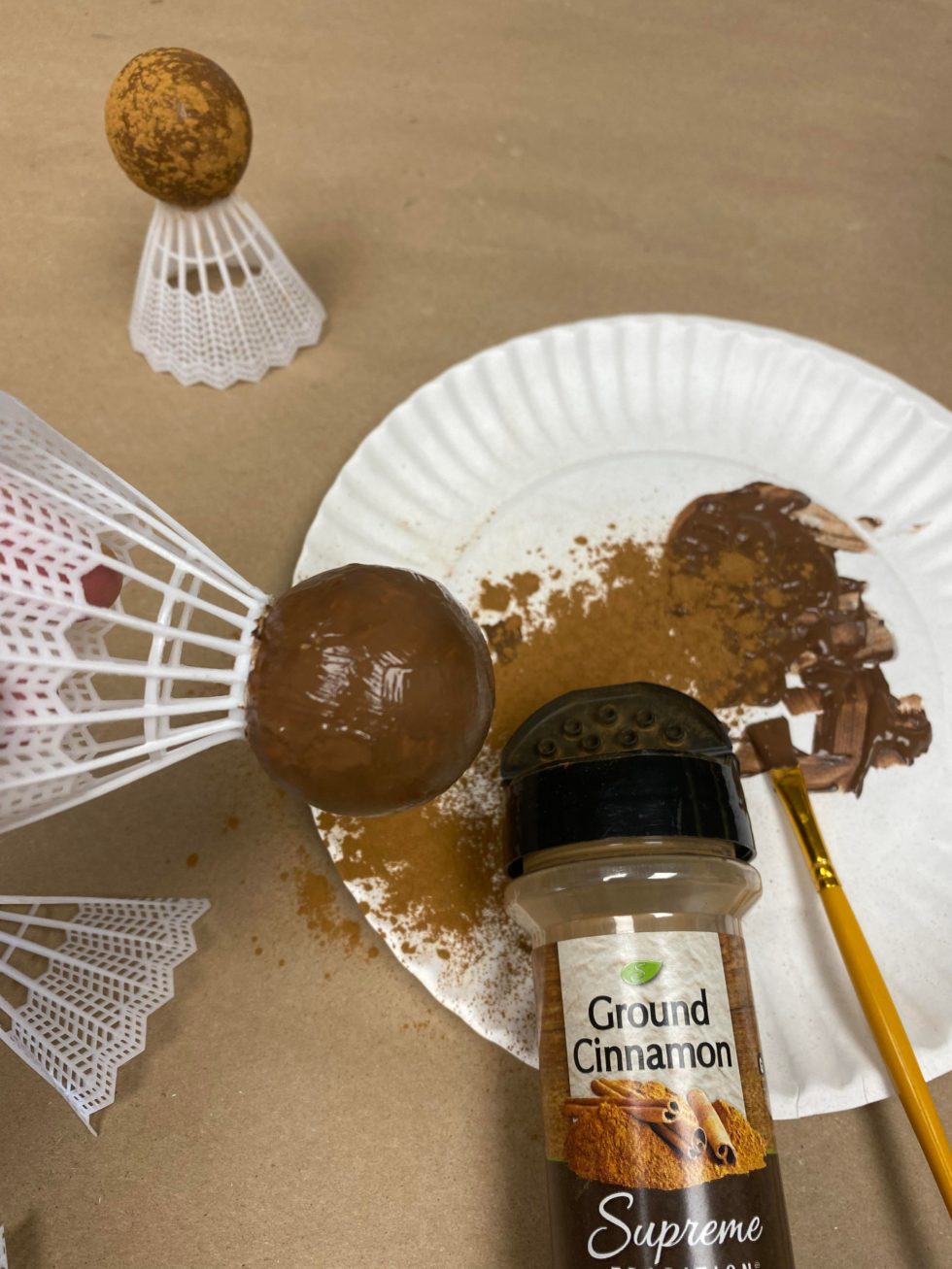 DIY Badminton Birdie Angel - The Shabby Tree