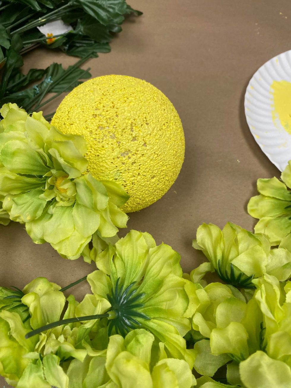 DIY Flower Ball - The Shabby Tree