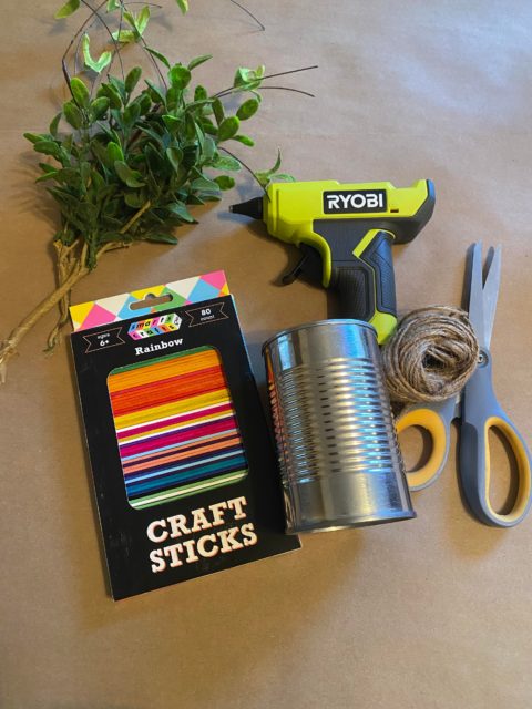 DIY Recycled Can Craft For Spring - The Shabby Tree