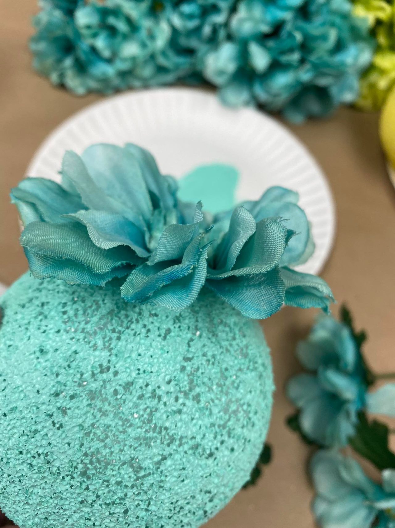 DIY Flower Ball - The Shabby Tree