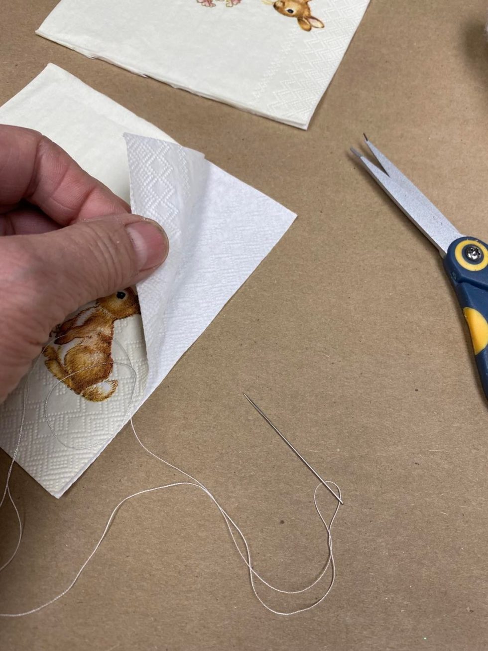 Napkin Craft - The Shabby Tree