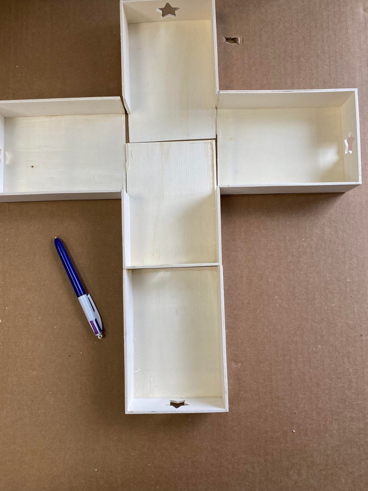 DIY Cross Using Dollar Tree Items - The Shabby Tree