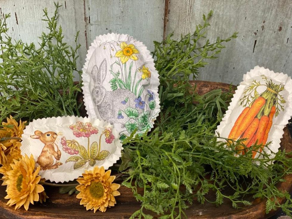 Napkin Craft - The Shabby Tree