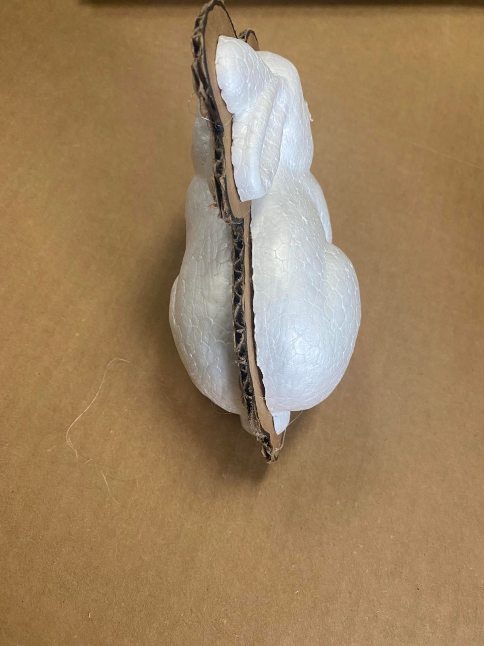 Dollar Tree Styrofoam Bunny Craft - The Shabby Tree