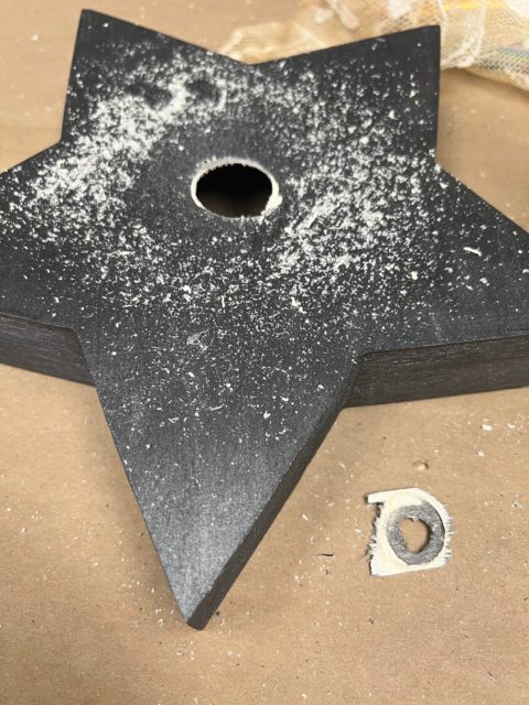 DIY Light Up Star - The Shabby Tree