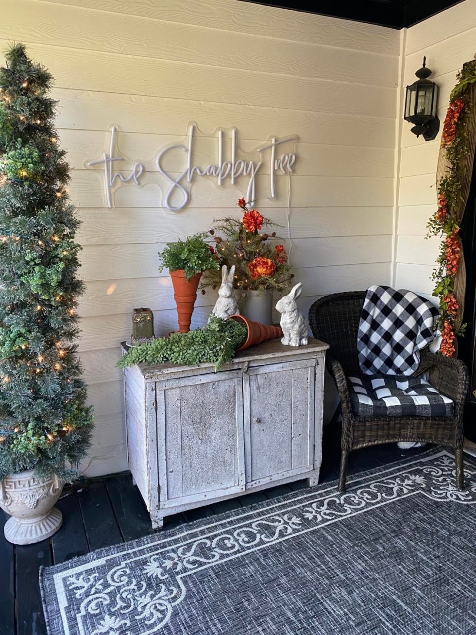 Front Porch For Spring “2022” - The Shabby Tree