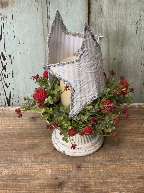 DIY Star Candle Ring - The Shabby Tree