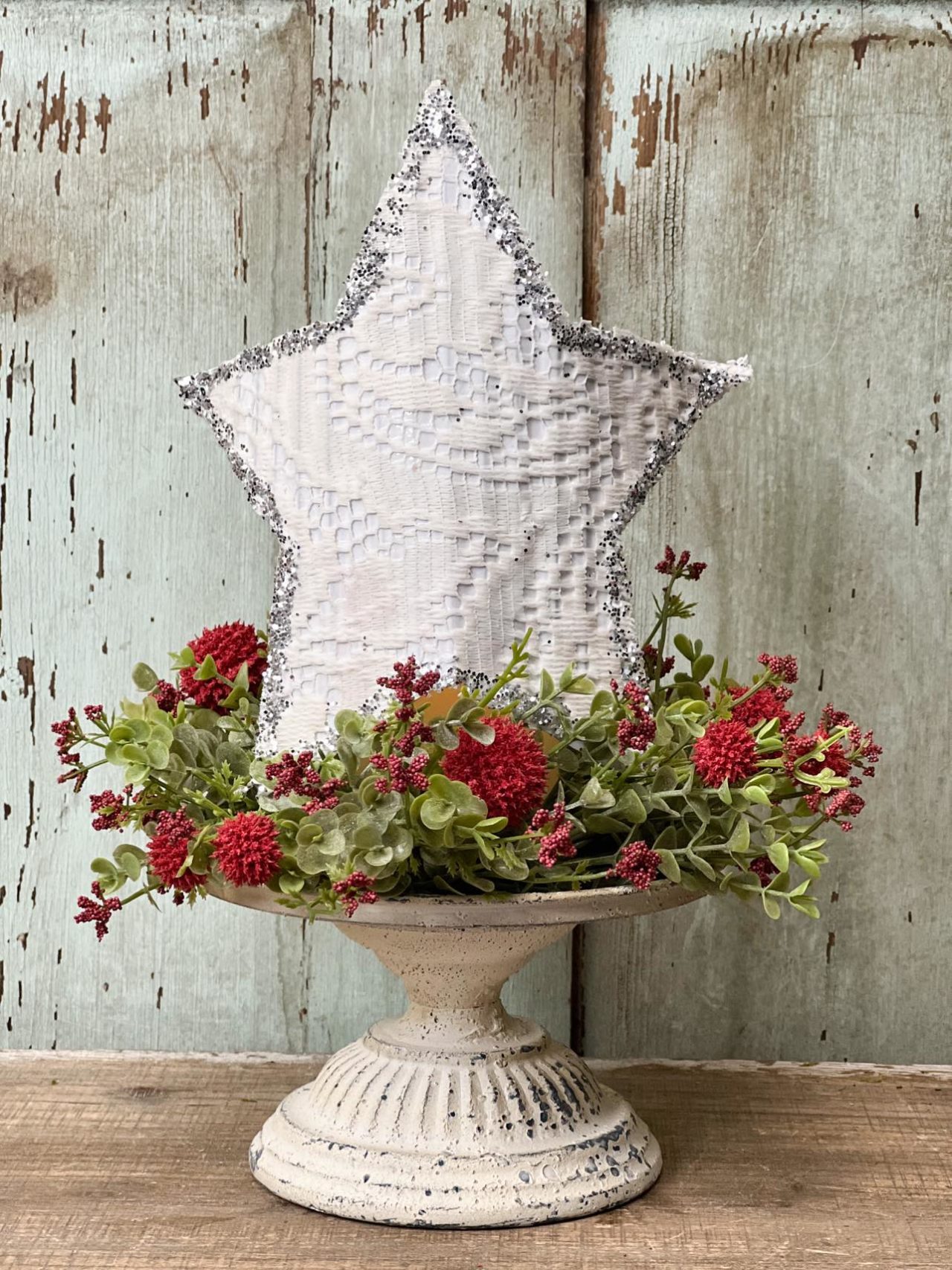 DIY Star Candle Ring - The Shabby Tree