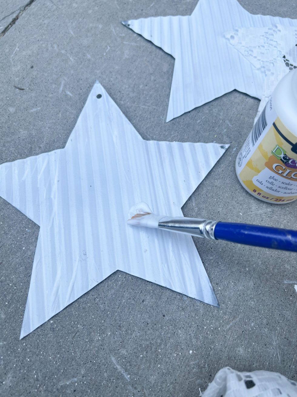 DIY Star Candle Ring - The Shabby Tree