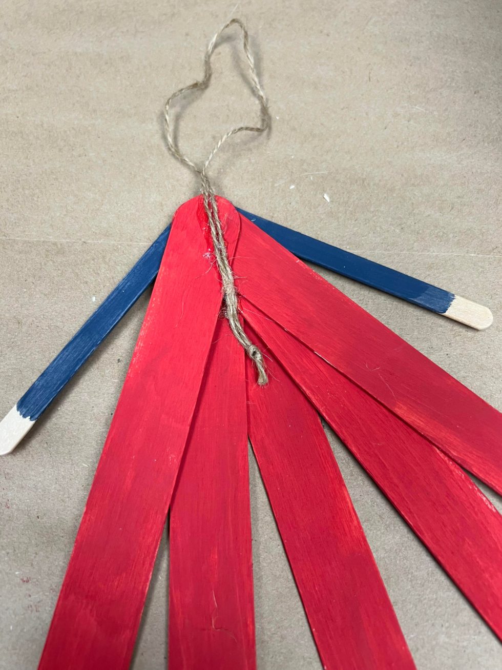 Craft Stick Angel - The Shabby Tree