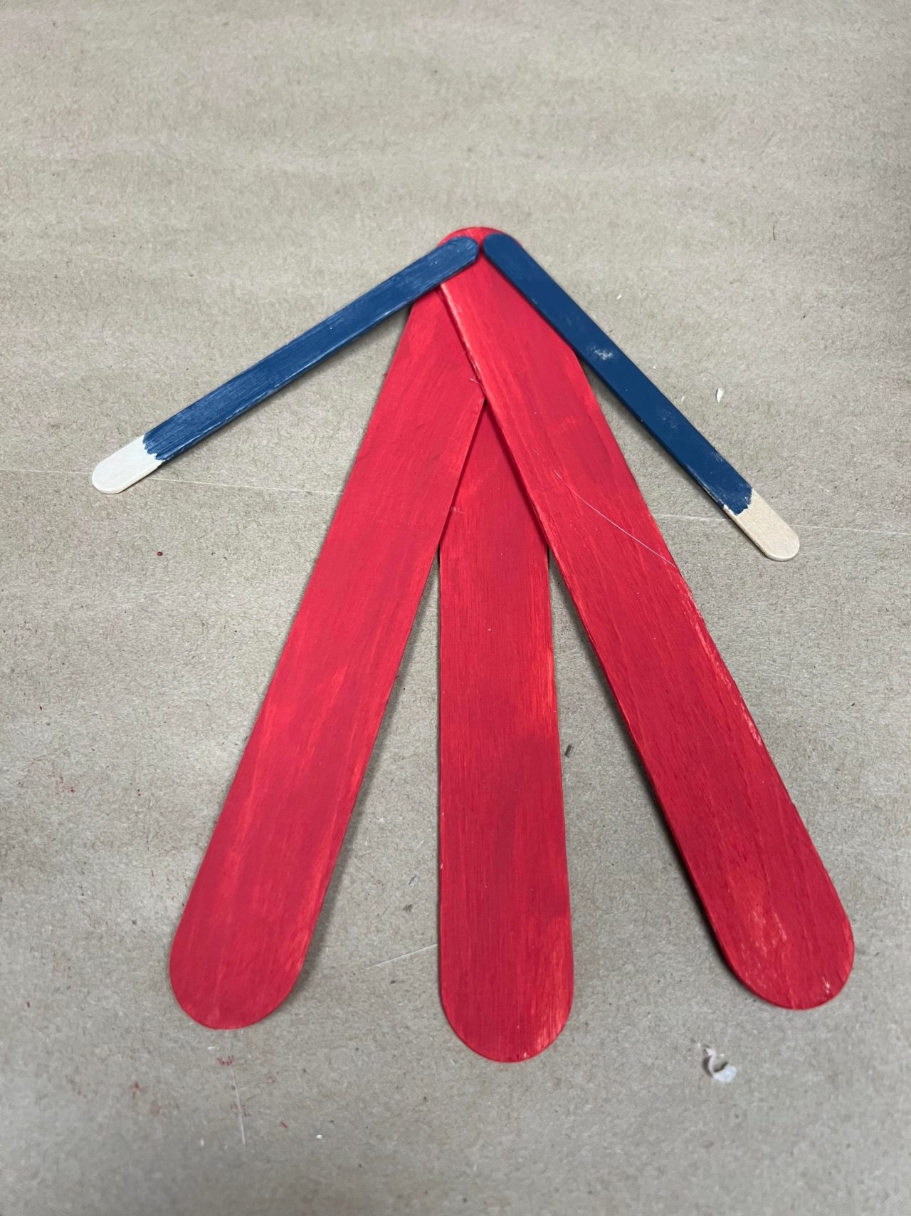 Craft Stick Angel - The Shabby Tree