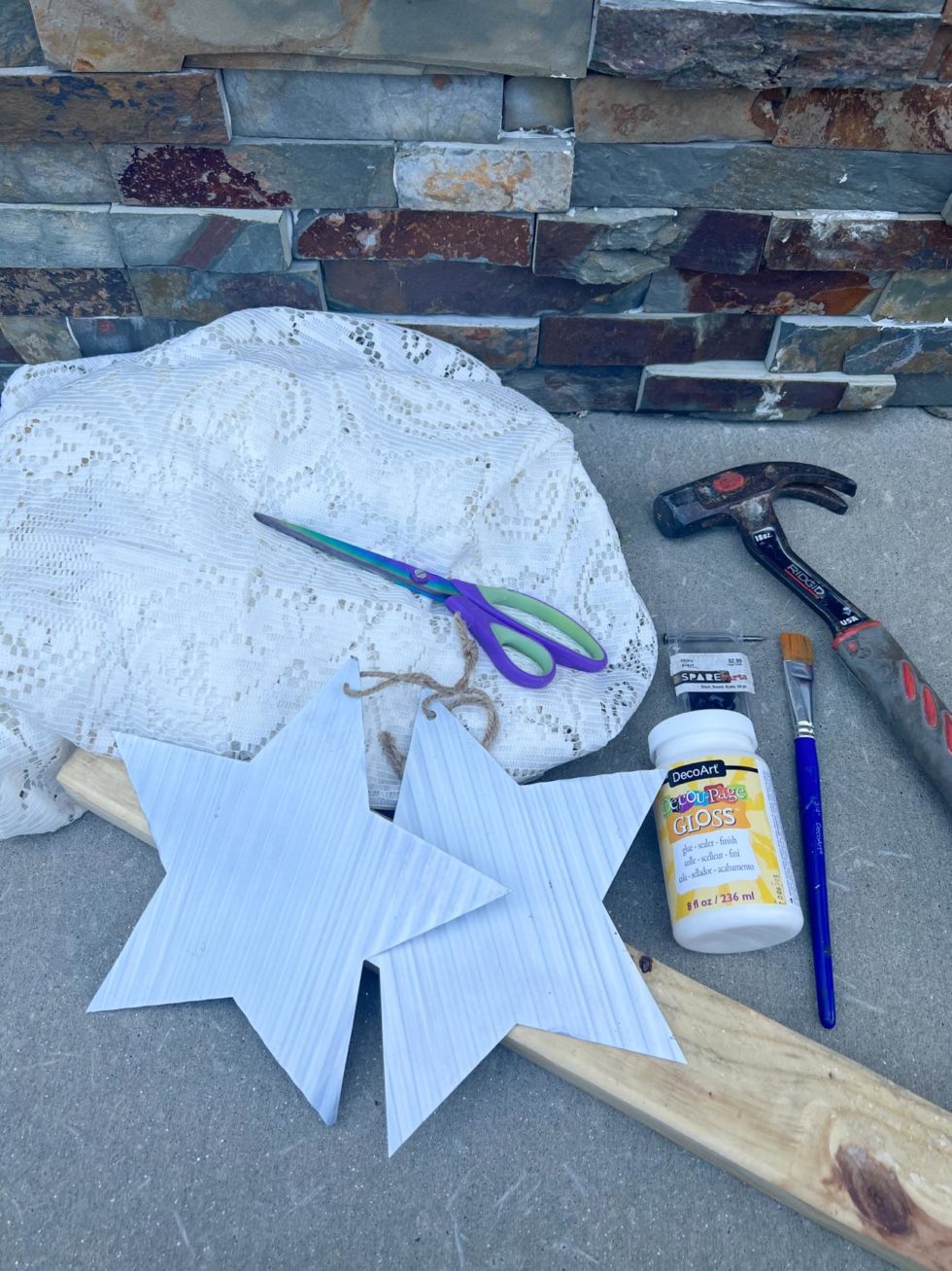 DIY Star Candle Ring - The Shabby Tree