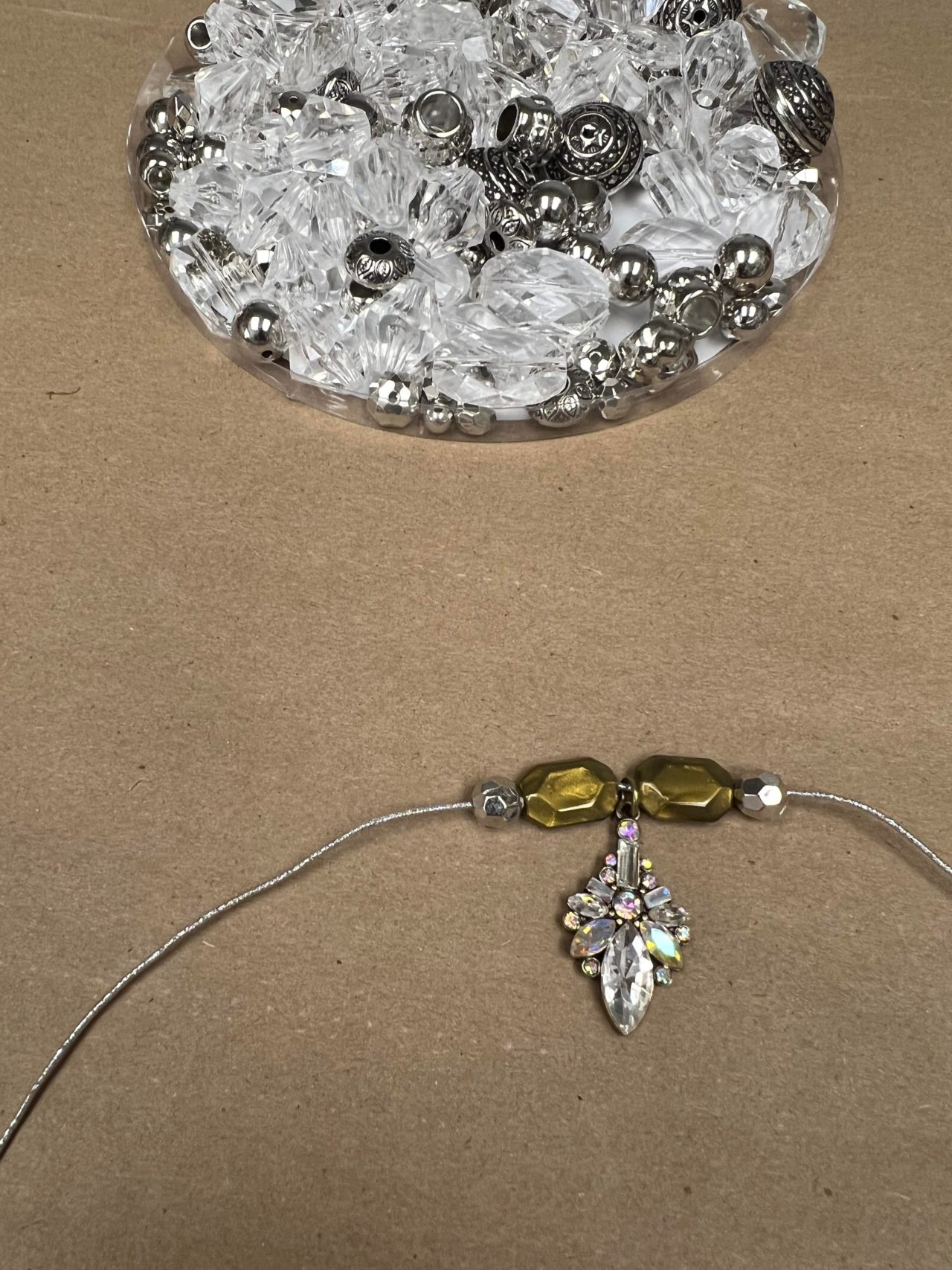 DIY Beaded Candle Ring - The Shabby Tree