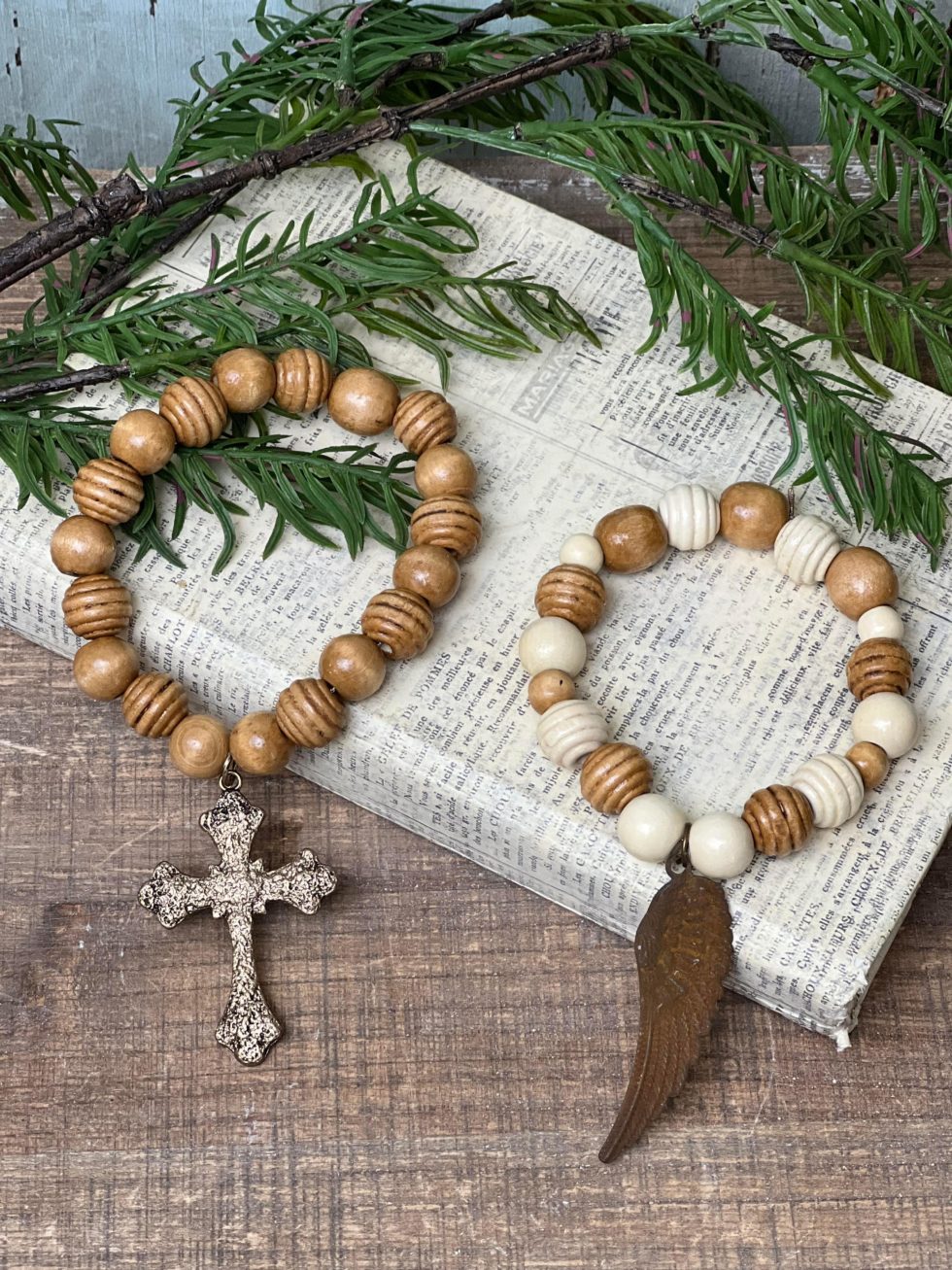 DIY Beaded Candle Ring - The Shabby Tree