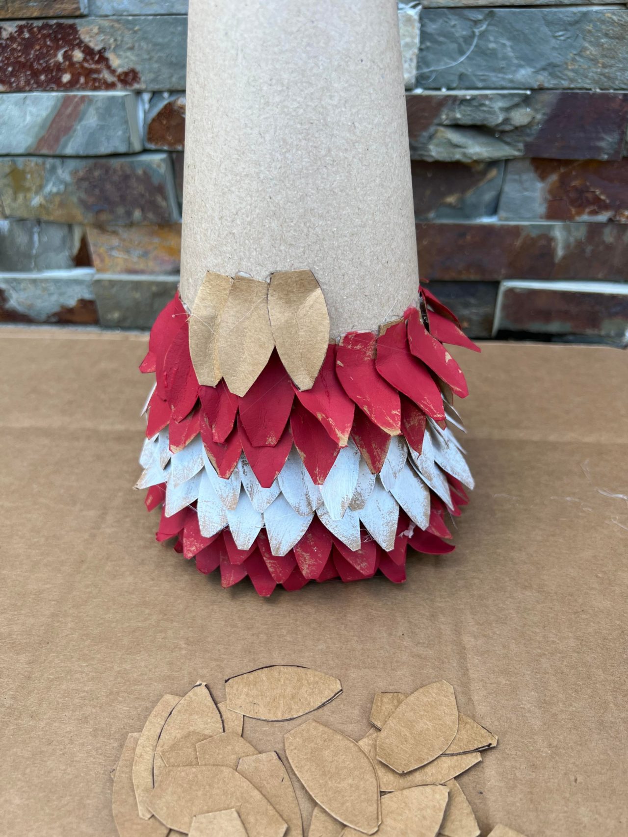 DIY Americana Cone Tree - The Shabby Tree