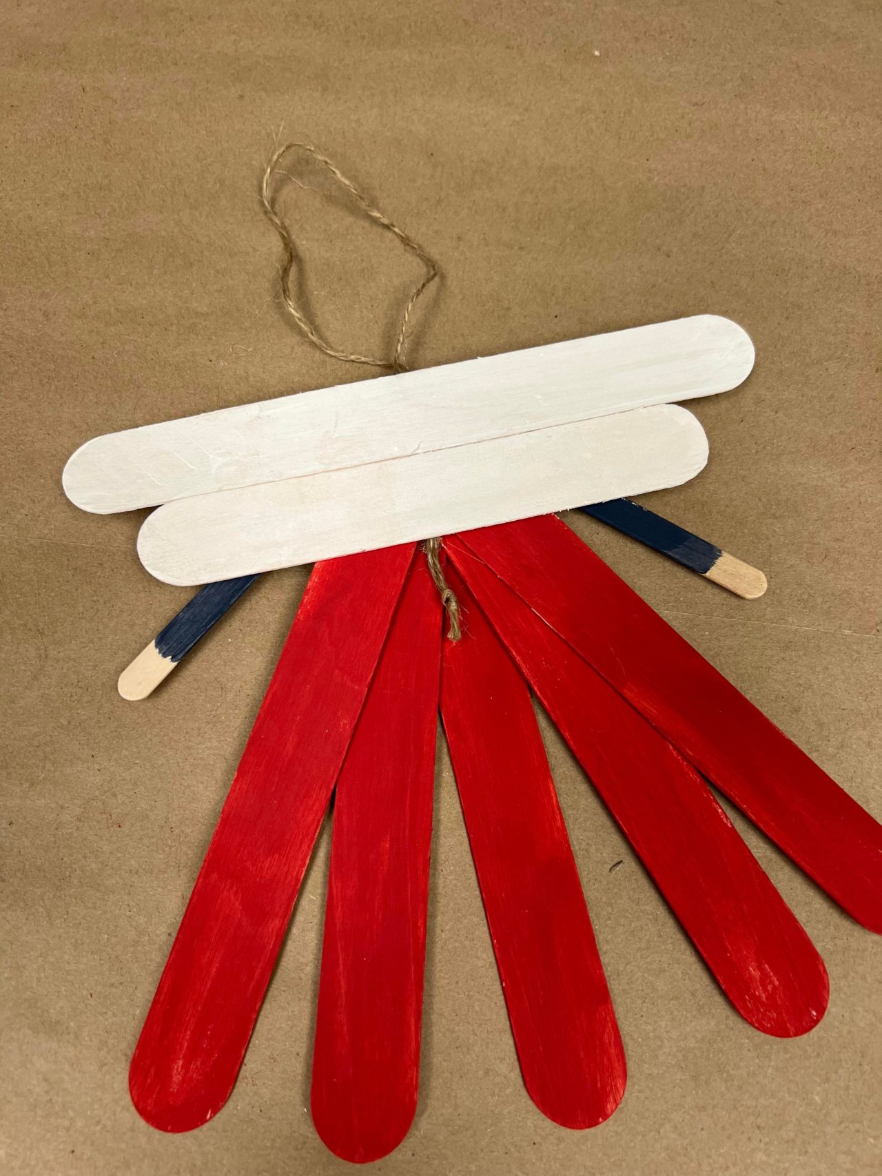 Craft Stick Angel - The Shabby Tree