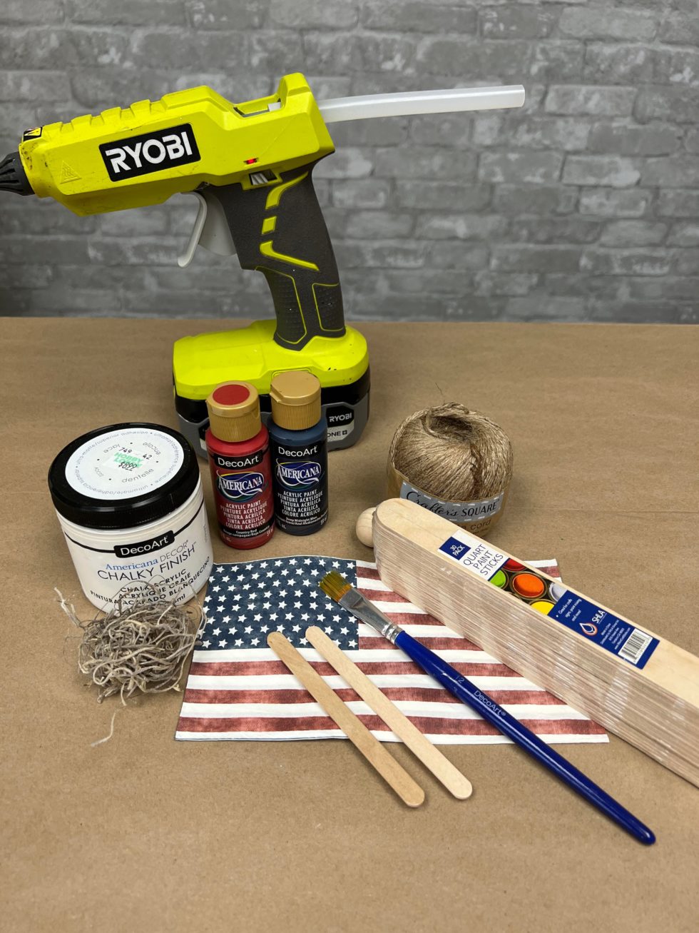 Craft Stick Angel - The Shabby Tree