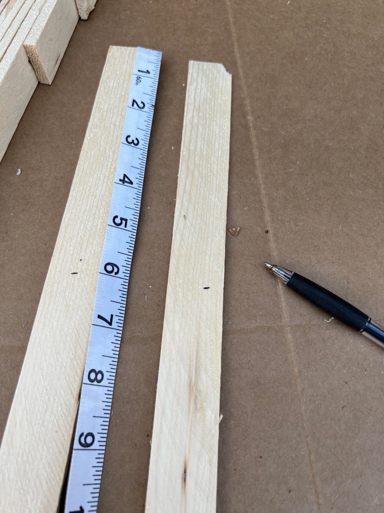 Wooden Shim And Lace Tree - The Shabby Tree