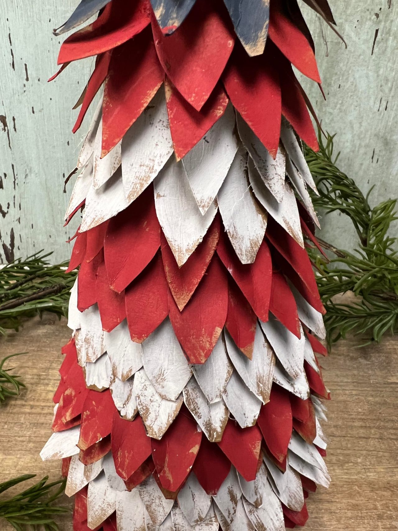 DIY Americana Cone Tree - The Shabby Tree