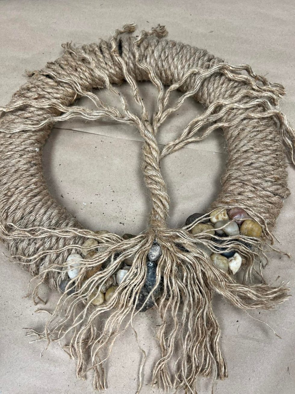 DIY Tree Of Life Wreath - The Shabby Tree