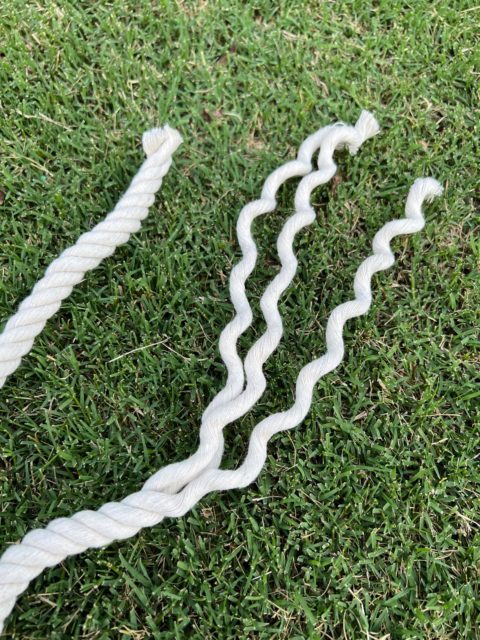 DIY Flag Using Nautical Rope - The Shabby Tree