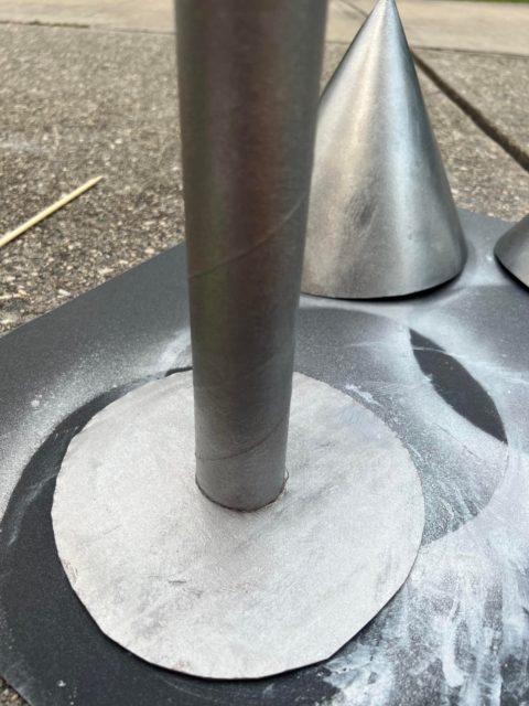 DIY Funnel Tree Using Dollar Tree Poster Boards - The Shabby Tree